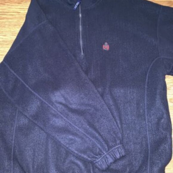Bugle Boy | Sweaters | Vintage Bugle Boy Company Black Fleece Quarter ...
